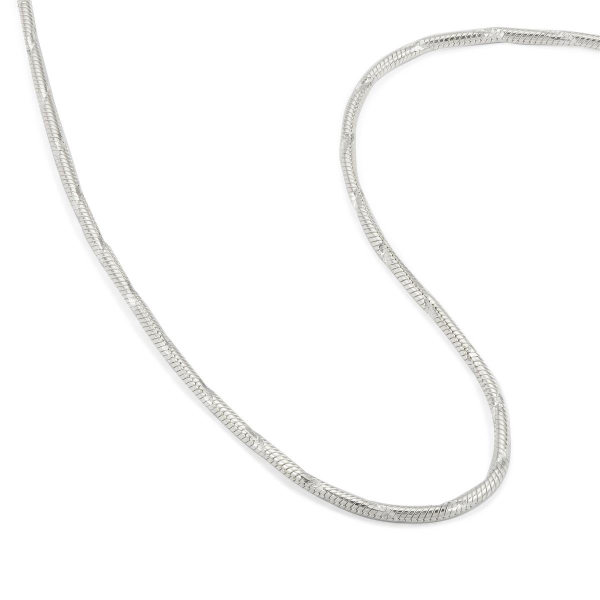 30 Sterling Silver Tempo Round Snake Chain 8.85g | Gemporia