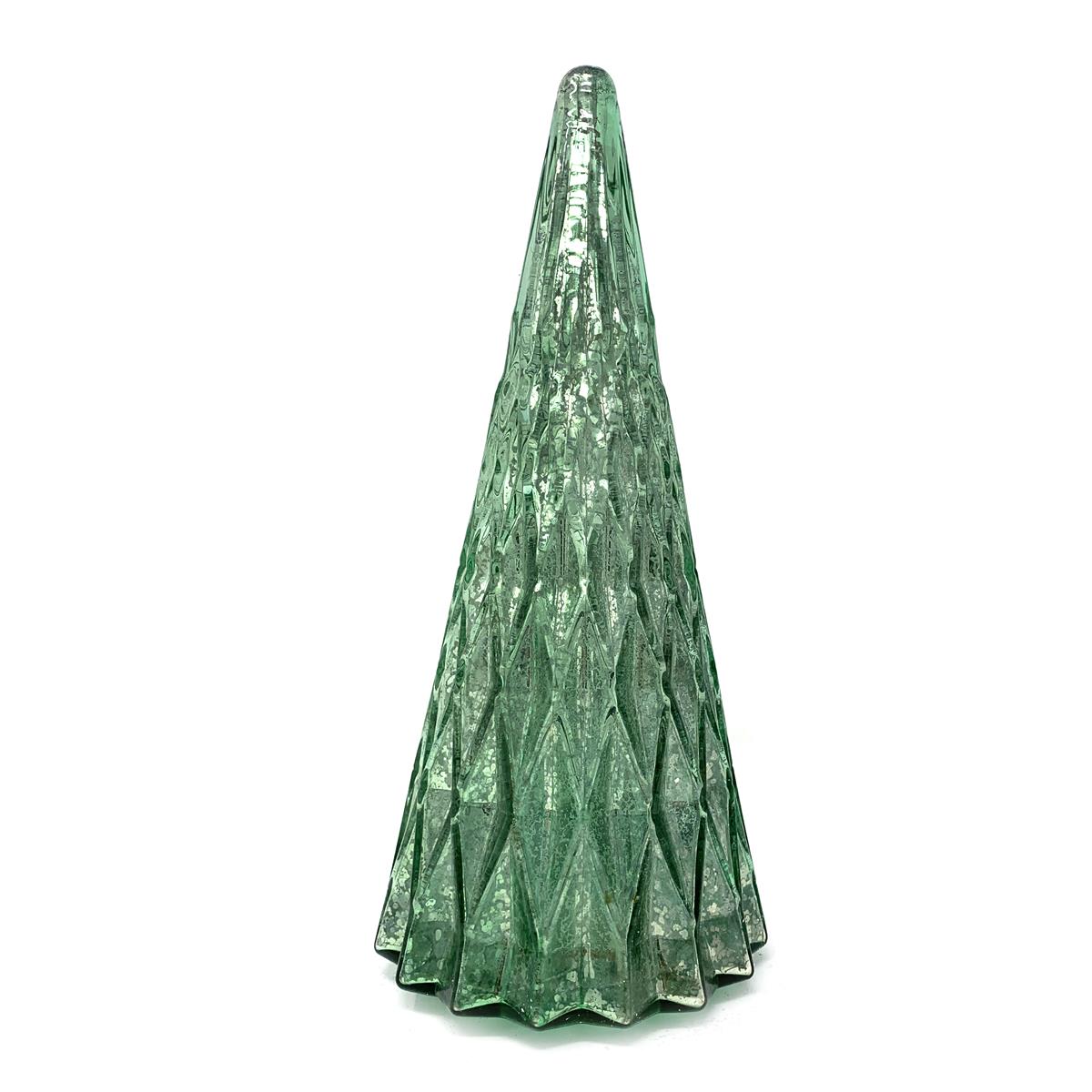 Green LED Glass Light Up Tree | Gemporia