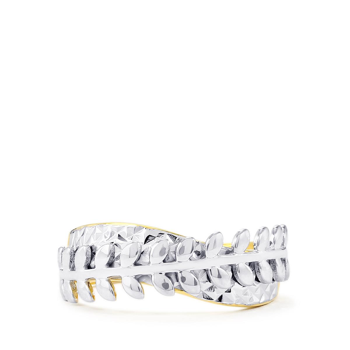 Two Tone Midas Diamond Cut Natura Couture Ring | Gemporia