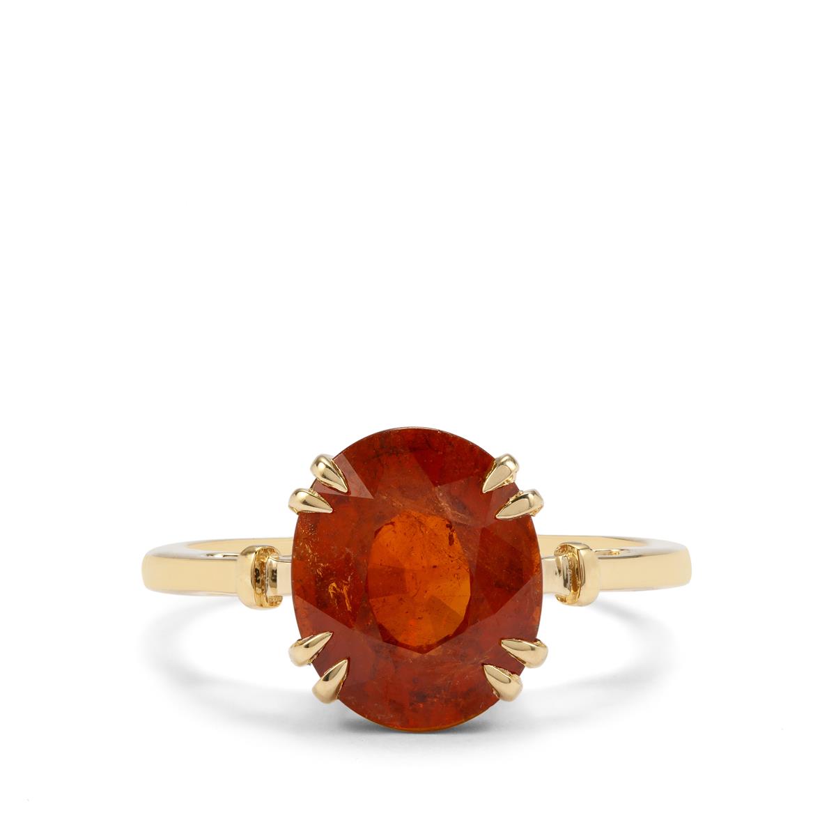Spessartite Garnet Ring in 9K Gold 4.85cts | Gemporia