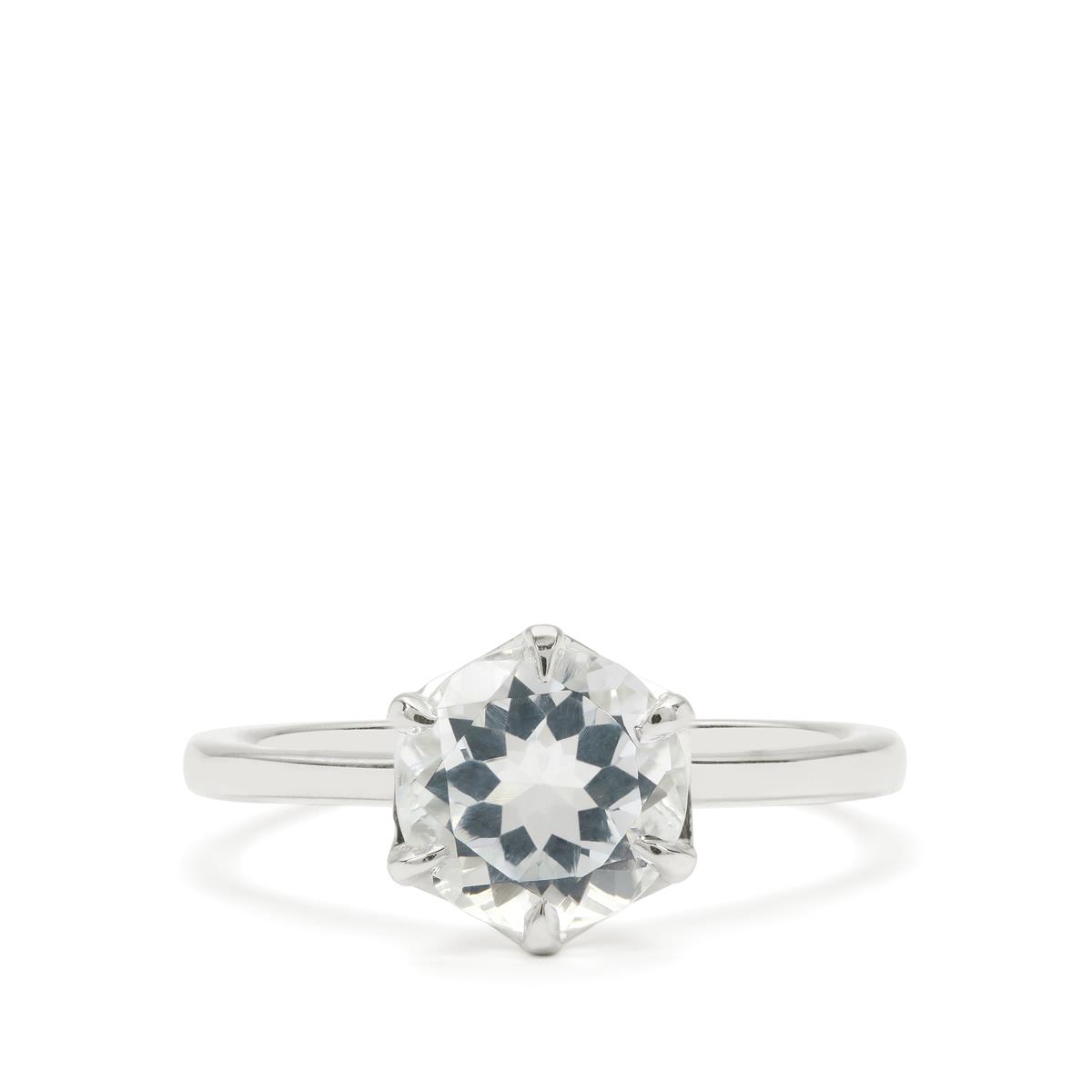 Himalayan Beryl Ring in Sterling Silver 1.80cts | Gemporia