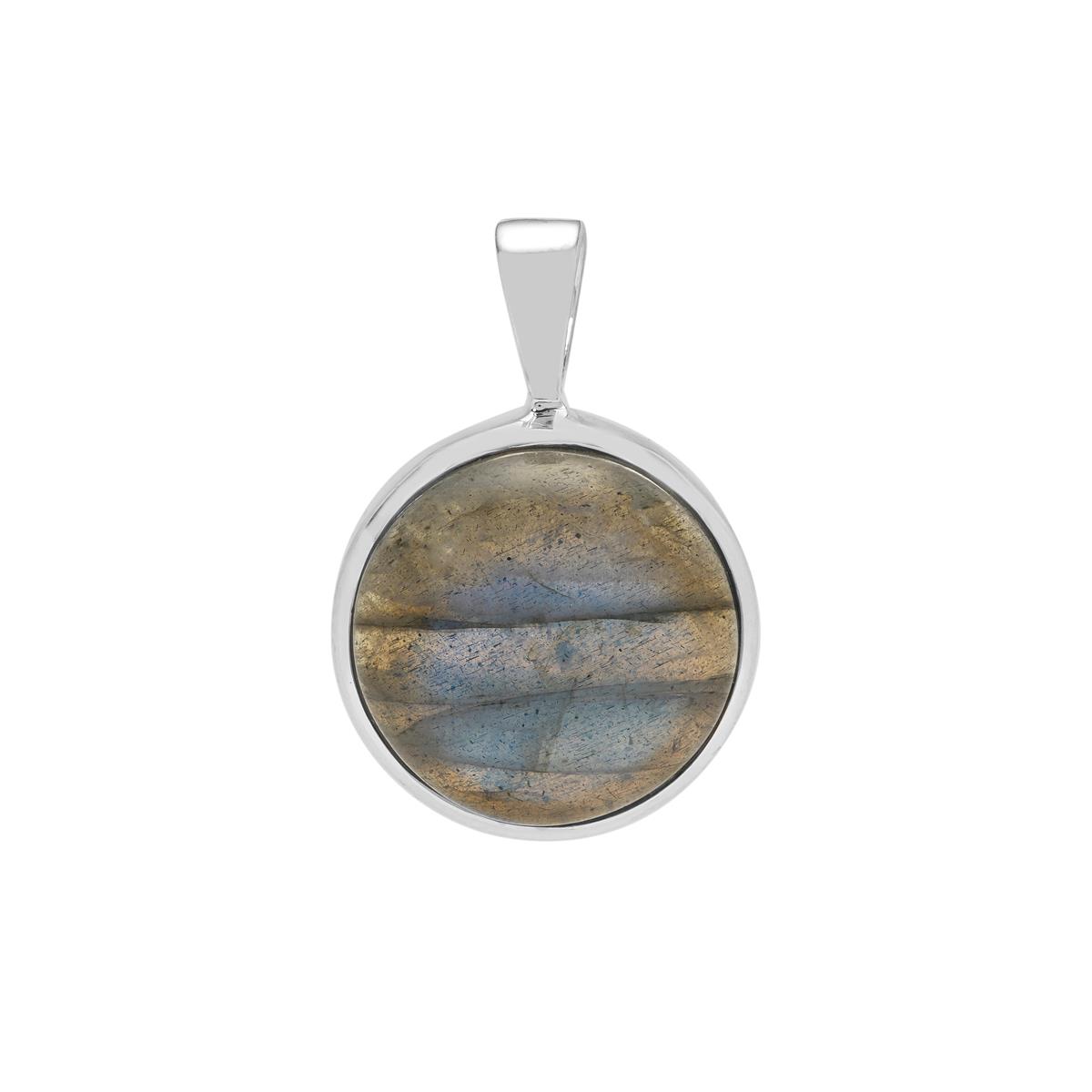 Canadian Labradorite Pendant in Sterling Silver 14cts | Gemporia