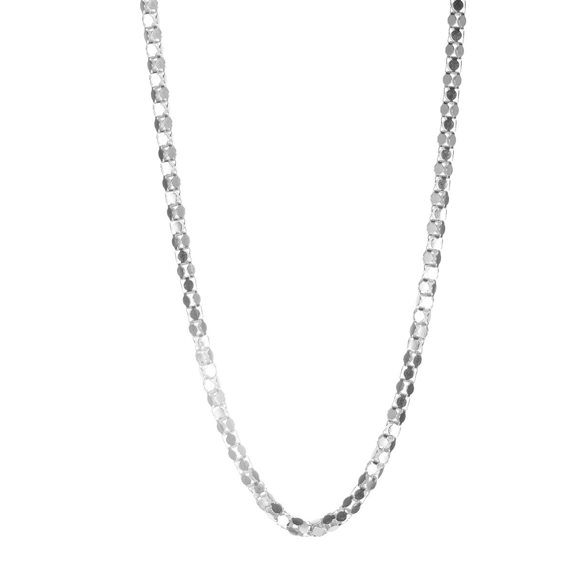 20 Sterling Silver Tempo Round Mirror Chain 10.4g | Gemporia