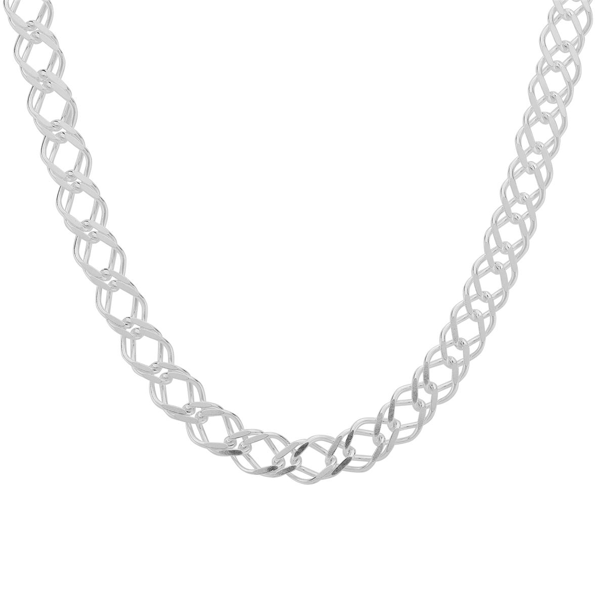 18 Sterling Silver Tempo Diamond Cut Rambo Chain 3.69g | Gemporia