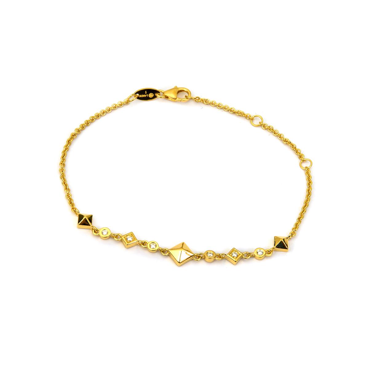 Ekati Canadian Diamond Bracelet in Modern Electrum 0.16ct | Gemporia