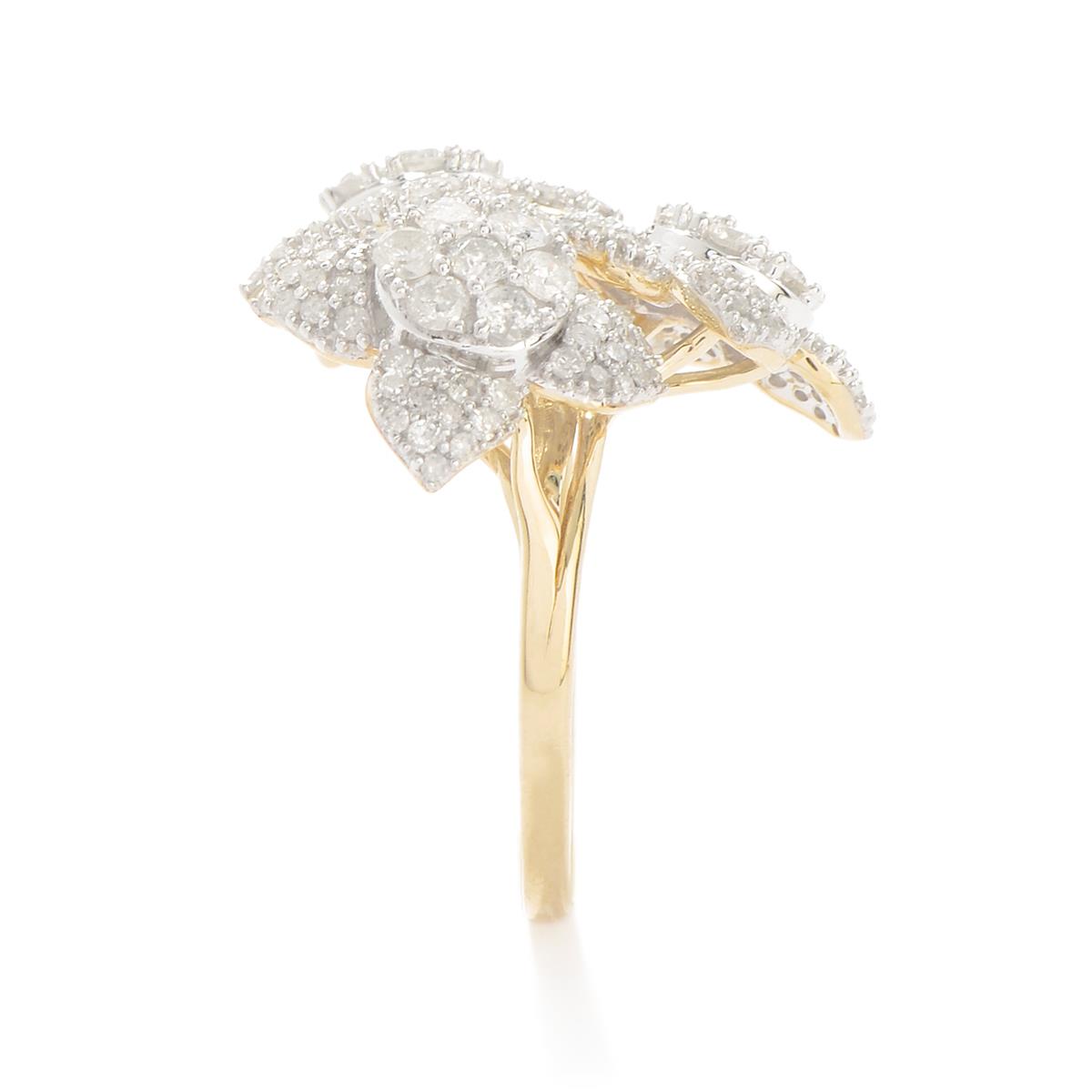 1.50ct Certified Diamond 9K Gold Tomas Rae Ring | Gemporia
