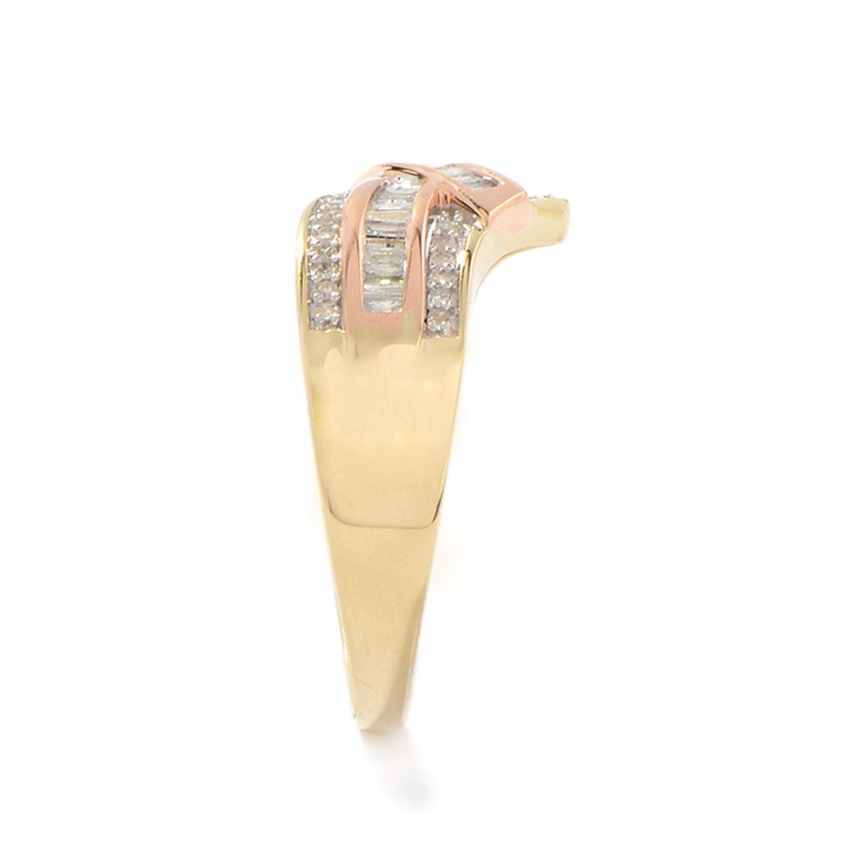 1/2ct Certified Diamond 9K Two Tone Gold Tomas Rae Ring | Gemporia