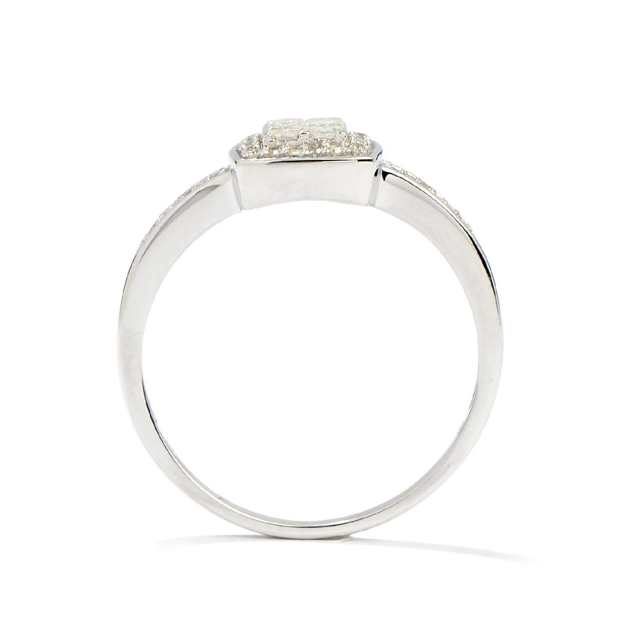 1/3ct Certified Diamond 9K White Gold Tomas Rae Ring | Gemporia