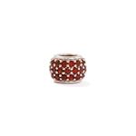1.98ct Rajasthan Garnet Sterling Silver Kama Charm | Gemporia