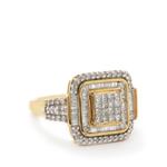 Diamond Ring in 9k Gold 0.75ct | Gemporia