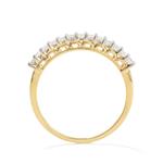 0.50ct Certified Princess Cut Diamond 9K Gold Tomas Rae Ring | Gemporia