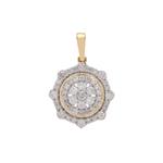 1ct Diamond 9K Gold Tomas Rae Pendant | Gemporia