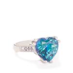 Mystic Neptune Garden Topaz Ring with Tanzanite in Sterling Silver 6 ...