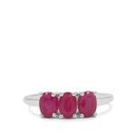 1.90ct Kenyan Ruby Sterling Silver Ring Gemporia