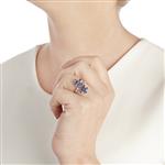 Ceylon Sapphire & Diamond 14k Gold Tomas Rae Ring ATGW 2.38cts | Gemporia