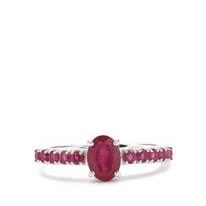 Thai Ruby Ring in Sterling Silver 1.35cts | Gemporia