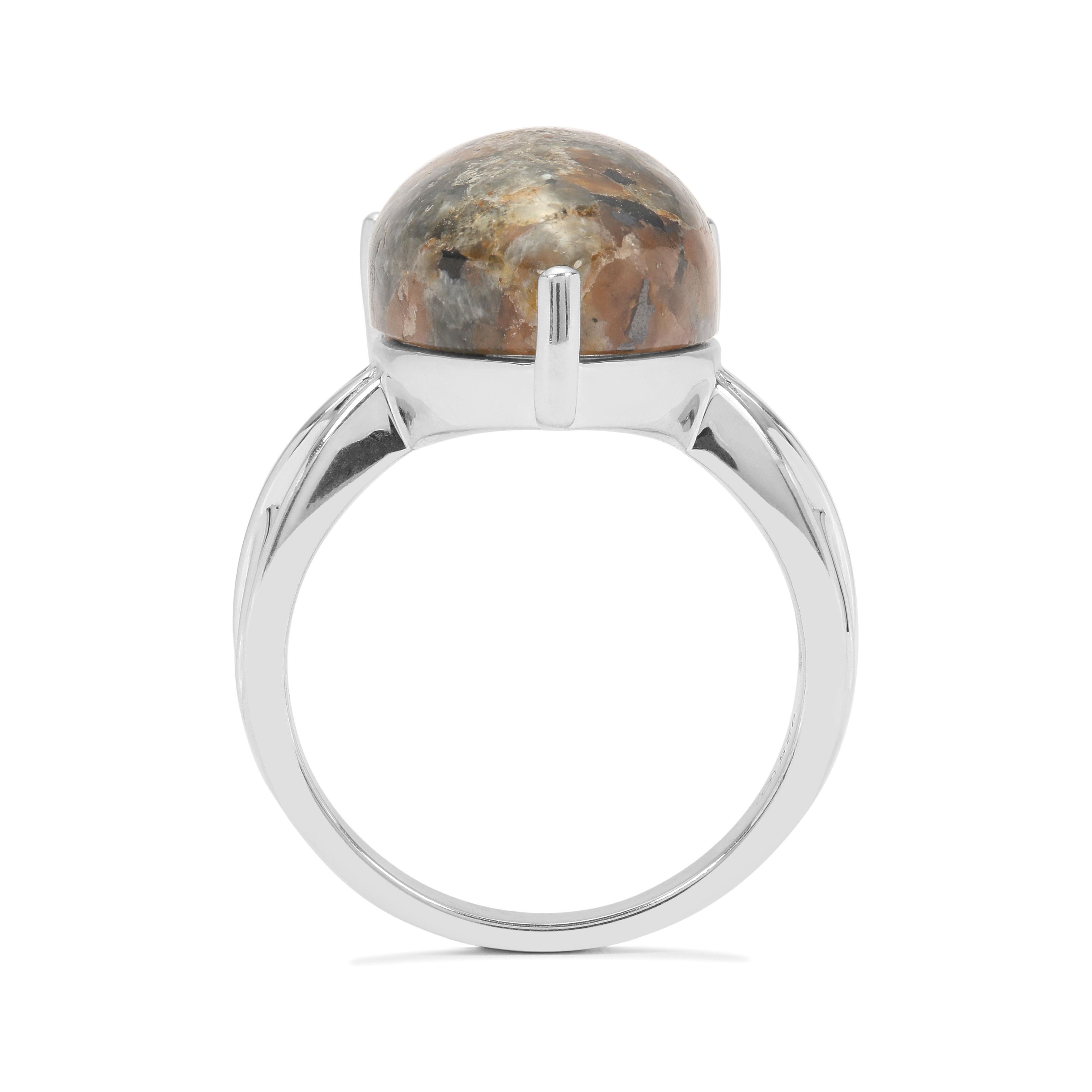 Yooperlite Ring in Sterling Silver 12cts | Gemporia