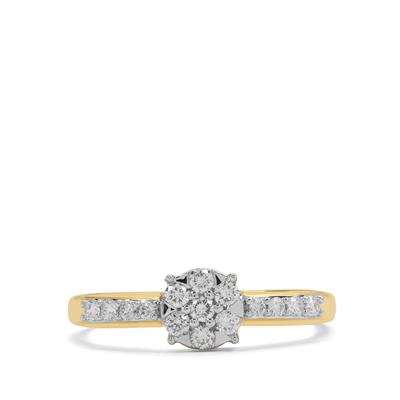 1 3ct Diamonds 9K Gold Ring Gemporia