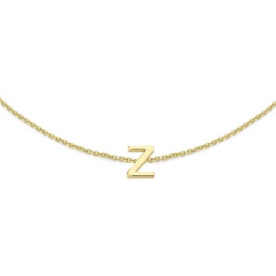 Letter 'Z' Bracelet in 9K Gold | Gemporia