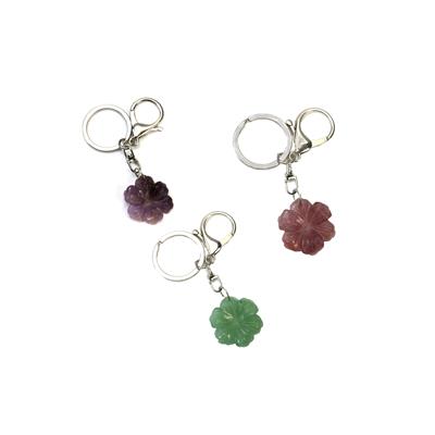 Flower Key fob - 3 Variations Available | Gemporia