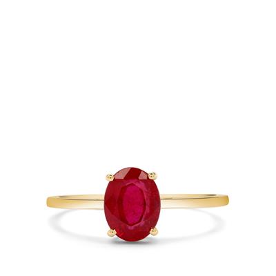 Ruby 9K Gold Ring | Gemporia