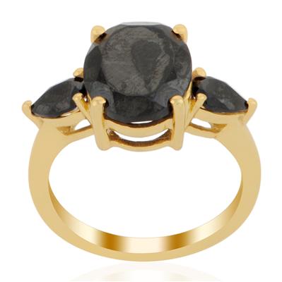 Black Spinel 925 Ring ATGW 6.81cts | Gemporia