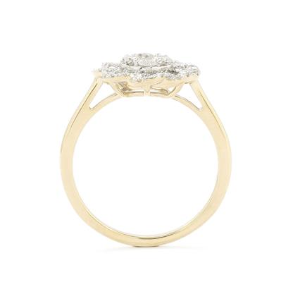 1/2ct Certified Diamond 9K Gold Tomas Rae Ring | Gemporia