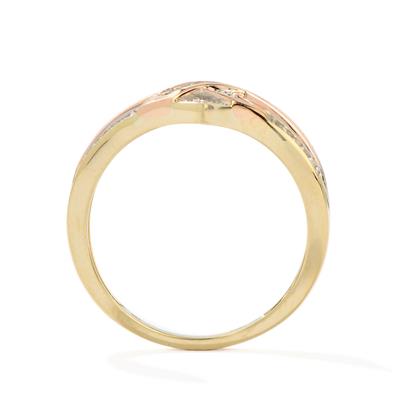 1/2ct Certified Diamond 9K Two Tone Gold Tomas Rae Ring | Gemporia