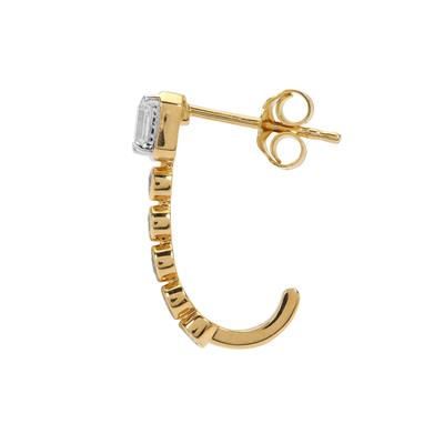 Diamonds Earrings in 18K Gold 0.53ct | Gemporia