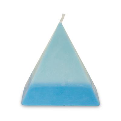 Gem Auras Pyramid Candle with a Carved Pyramid Shaped Gemstone ATGW ...