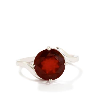 4.10ct Ciana Hessonite Garnet Sterling Silver Ring | Gemporia