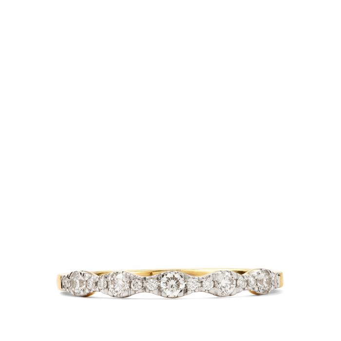 Diamond Ring in 9K Gold 0.26ct | Gemporia