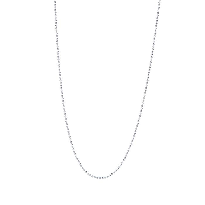 17.75-19.50 Sterling Silver Tempo Diamond Cut Ball Chain 3g | Gemporia