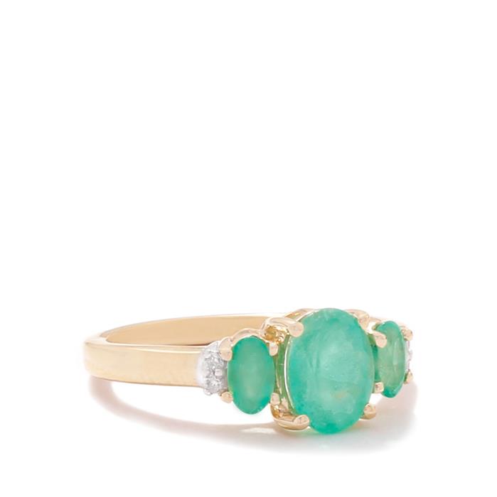 Siberian Emerald Ring in 9K Gold 1.75cts | Gemporia