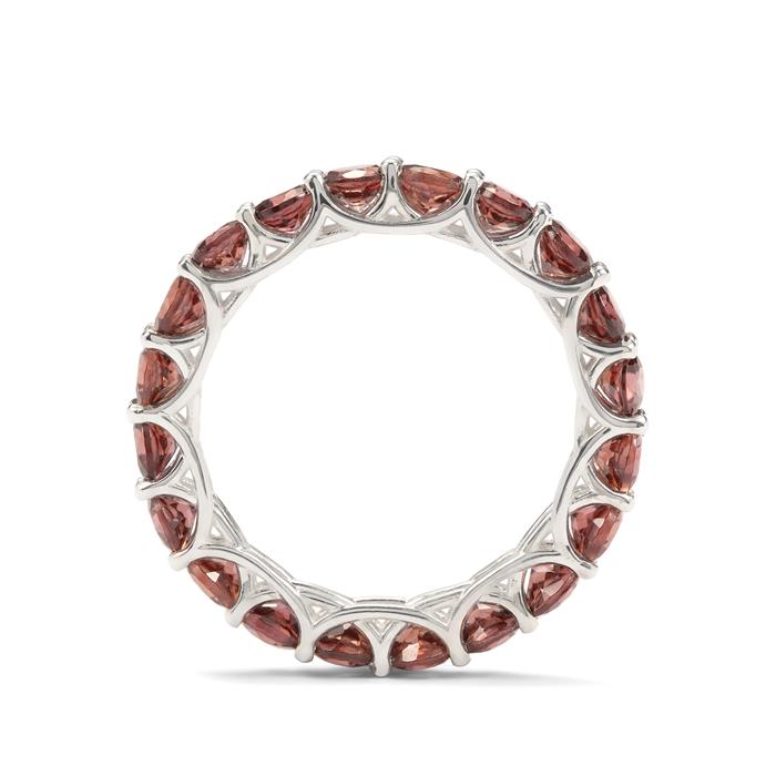 Red Zircon Ring in Sterling Silver 5.24cts | Gemporia