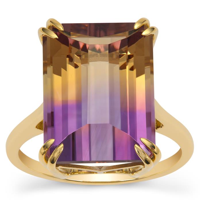 11.80ct Anahi Ametrine 9K Gold Tomas Rae Ring | Gemporia