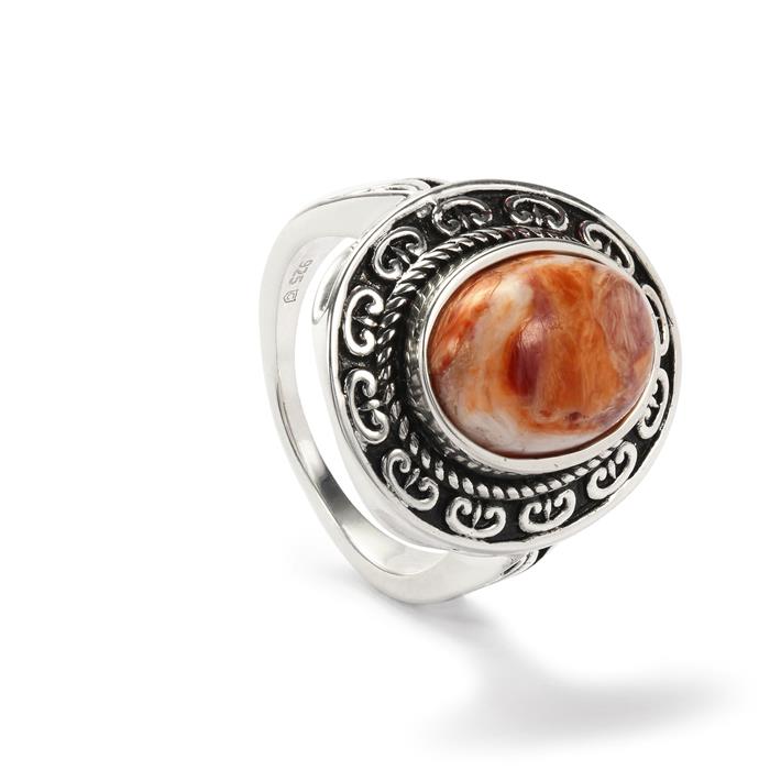 Jupiter Jasper Ring in Sterling Silver 5.30cts | Gemporia