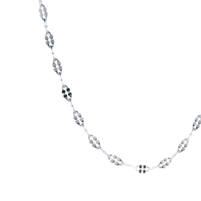 20 Sterling Silver Couture Diamond Cut Forzentina Chain 1.80g | Gemporia