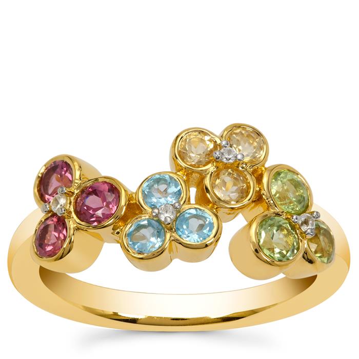 Multi-Gemstone Midas Ring ATGW 1.35cts | Gemporia
