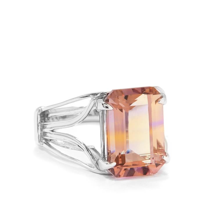 Anahi Ametrine Ring in Sterling Silver | Gemporia