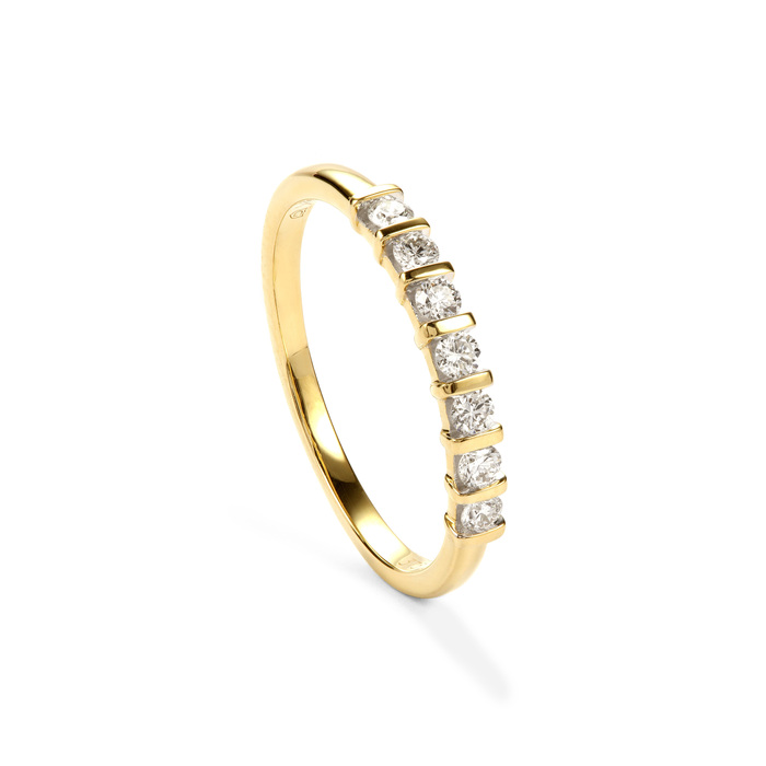 IF Diamond Ring in 9K Gold 0.26ct | Gemporia