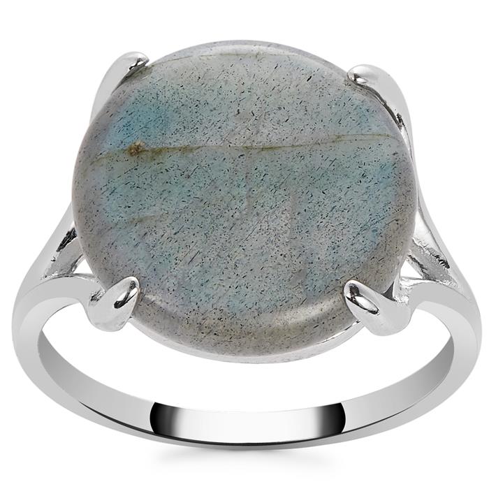 Labradorite Ring in Sterling Silver 6.95cts | Gemporia