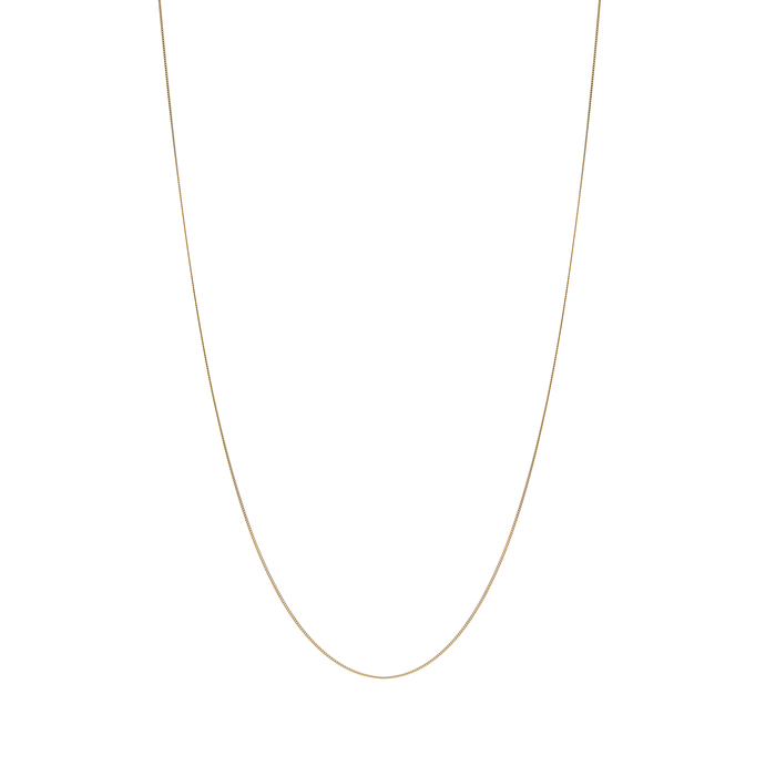 18 9K Gold Classico Diamond Cut Curb Chain 0.50g | Gemporia