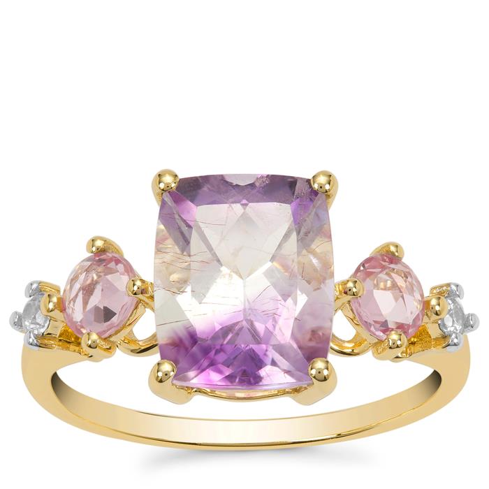 'The Hourglass of Boudi' Moroccan Amethyst, Pink Sapphire & White ...