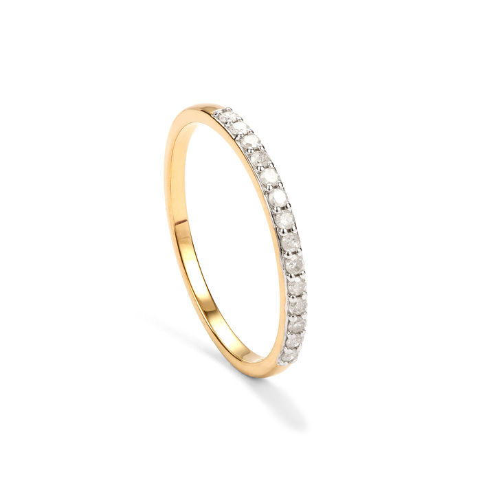 Diamond Ring in 9K Gold 0.21ct | Gemporia