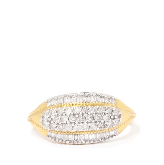 1/2ct Diamond Tomas Rae 9K Gold Ring | Gemporia