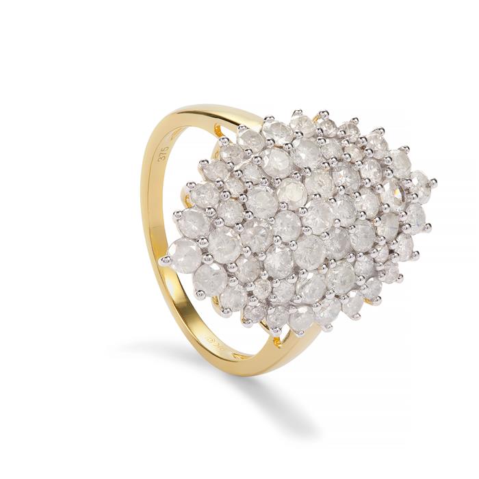 Diamond Ring in 9K Gold 2.47cts | Gemporia