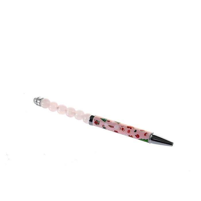 Kimbie Christmas Gemstone Pen in Gift Box – Available in Rose Quartz ...