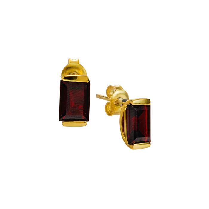 Gold Flash Sterling Silver Earrings available in 5 variations | Gemporia