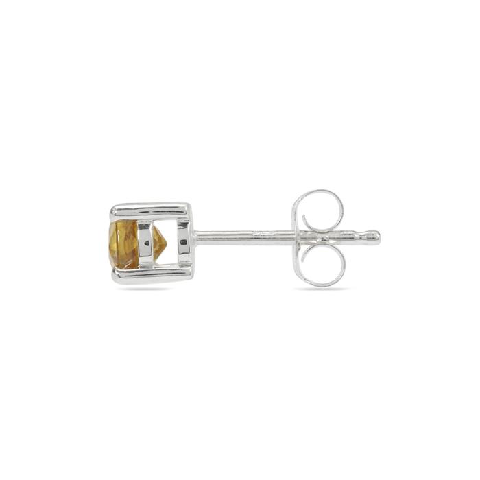 Morafeno Sphene Earrings in Sterling Silver 1ct | Gemporia